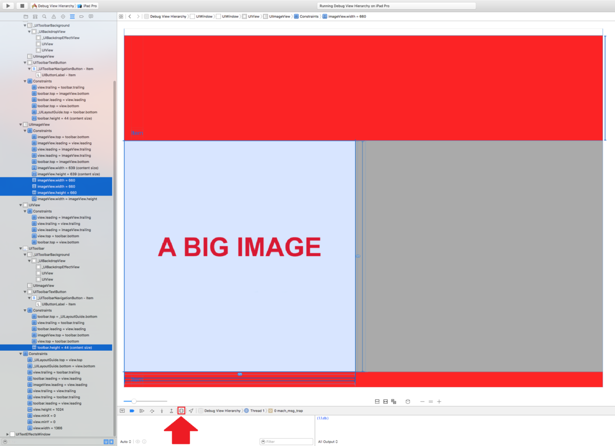 Troubleshooting Auto Layout using Xcode’s Debug View Hierarchy – iOS Brain